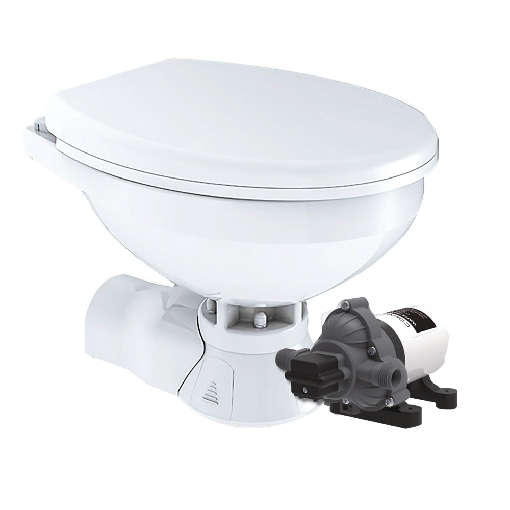 Commodore CM4RMT Quiet Flush Electric Toilet - Rear Macerator with Raw