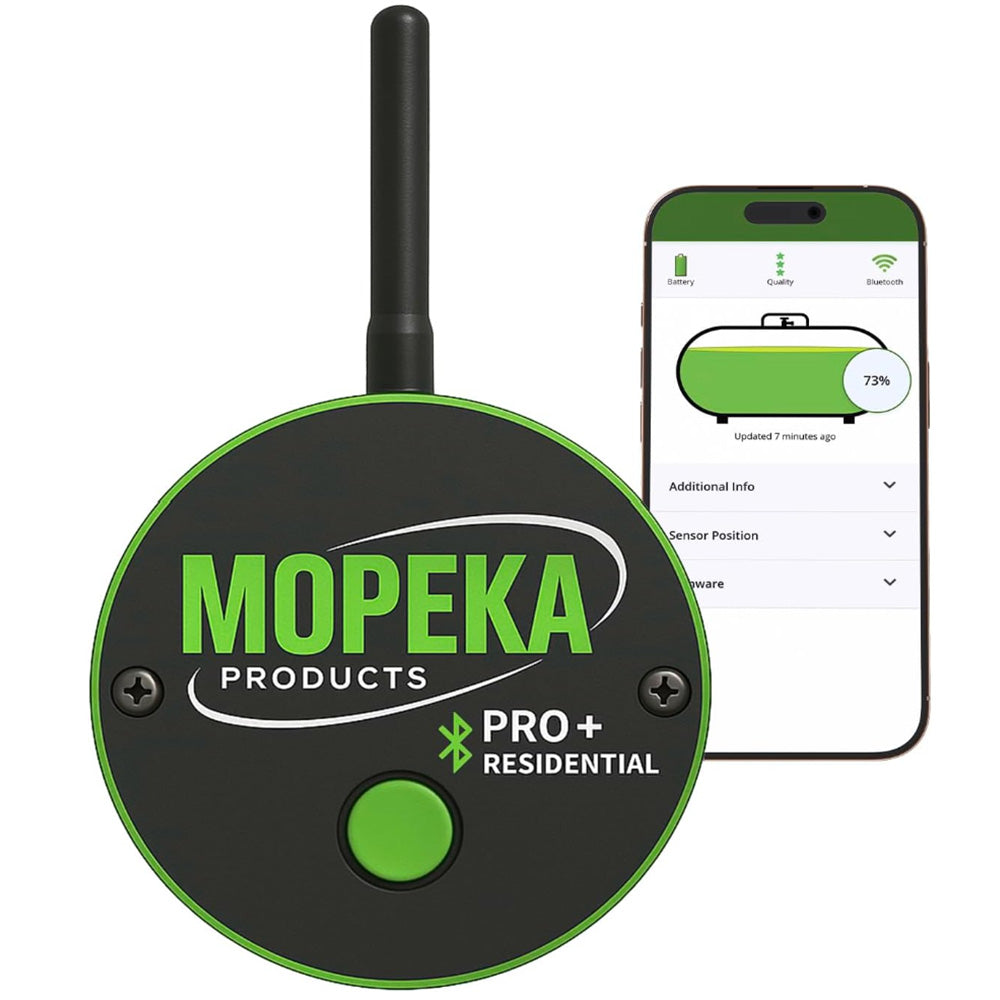 Mopeka Pro Plus Residential BLE Long-Range Sensor for 48-Inch Tall Tan