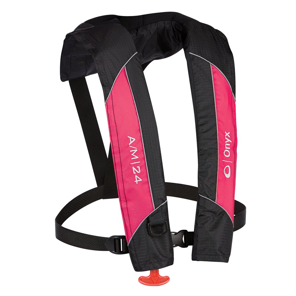 Onyx A/M-24 Automatic/Manual Inflatable PFD Life Jacket - Pink - 13200