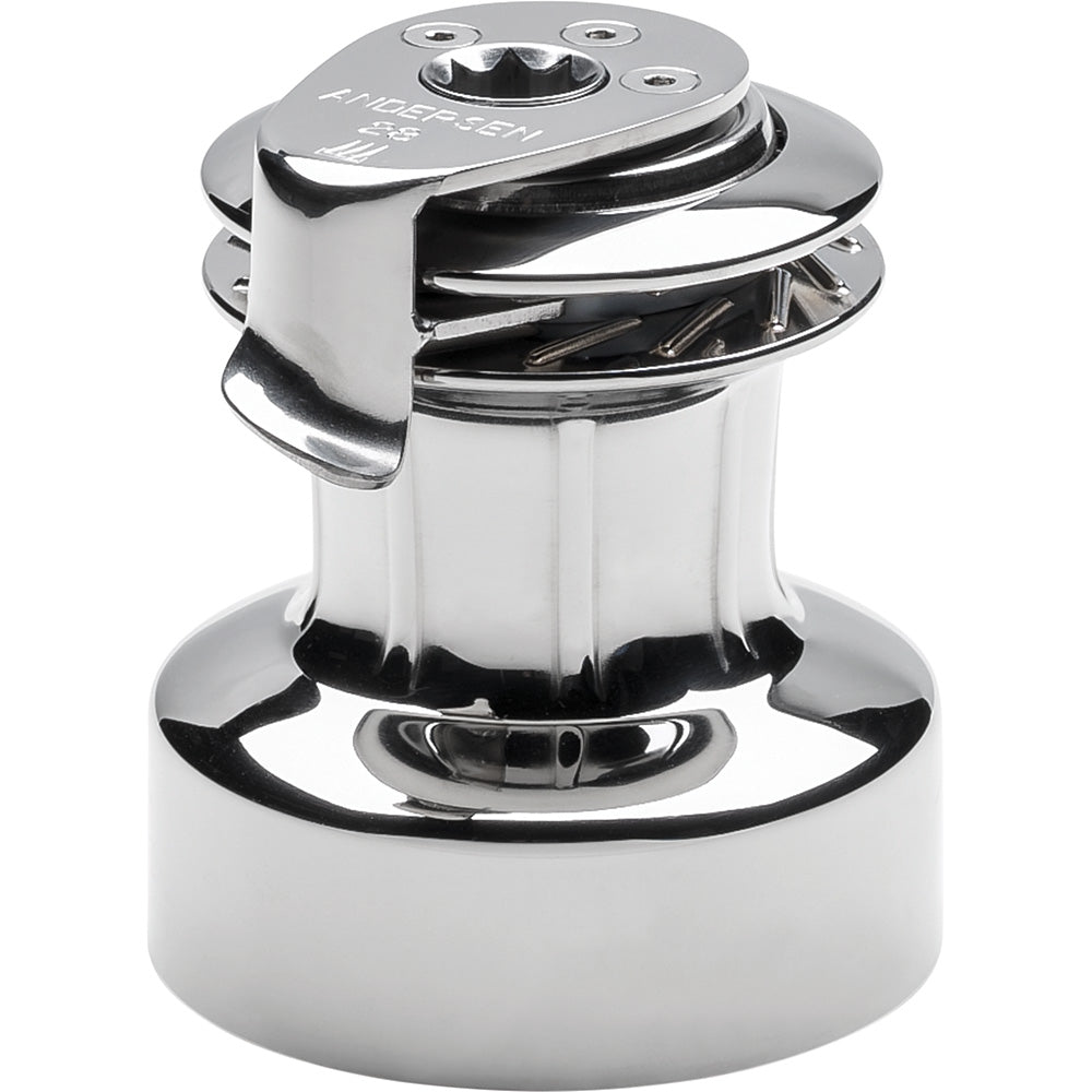 ANDERSEN 28 ST FS - 2-Speed Self-Tailing Manual Winch - Full Stainless