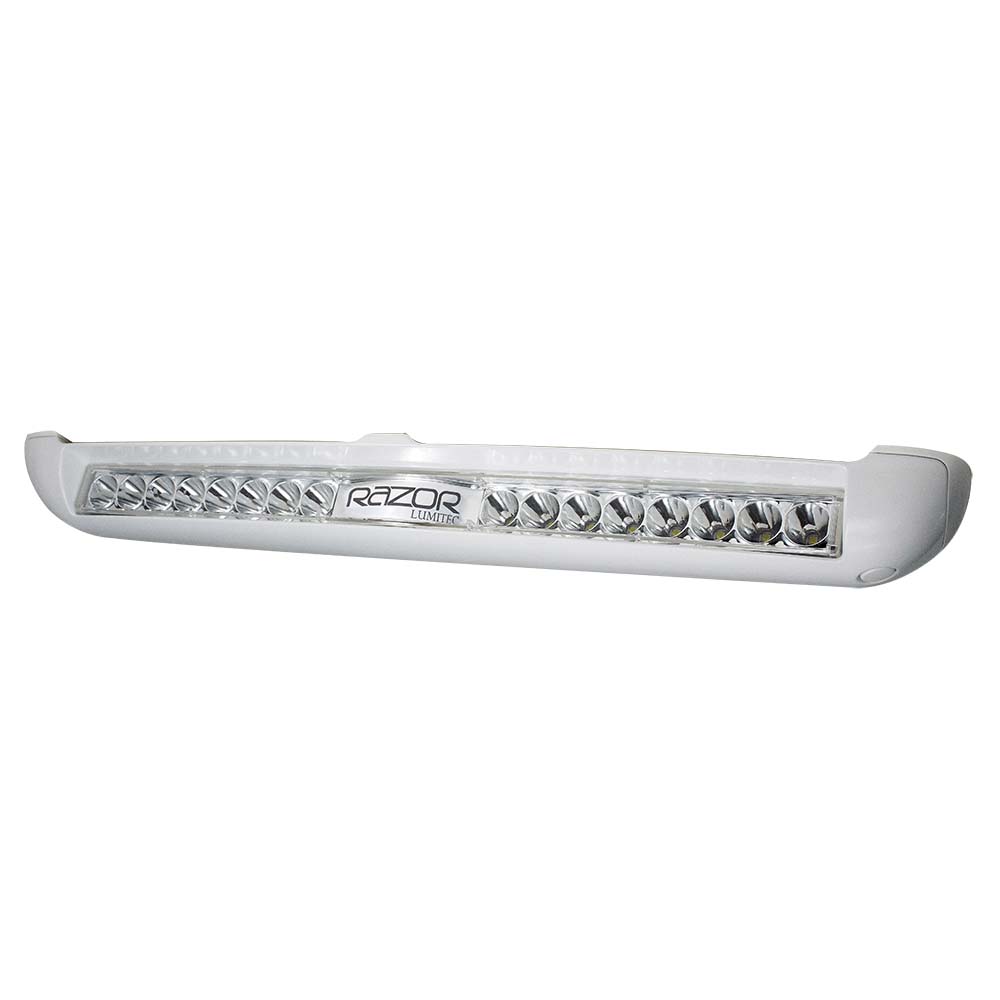 Lumitec Razor Light Bar - Spot - White Housing w/Inverted Logo Flush ...