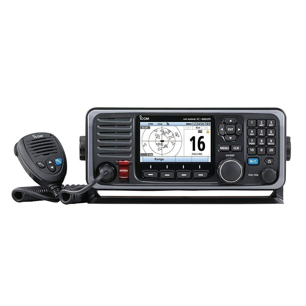 Icom M605 25w Vhf Ais Rear Mic Connector - BLDMarine