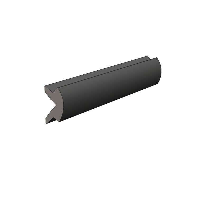 FLEXIBLE RUB RAIL INSERT KIT BLACK