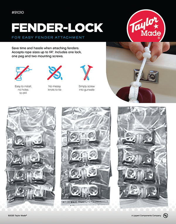 FENDER LOCK DISPLAY (12 SETS)