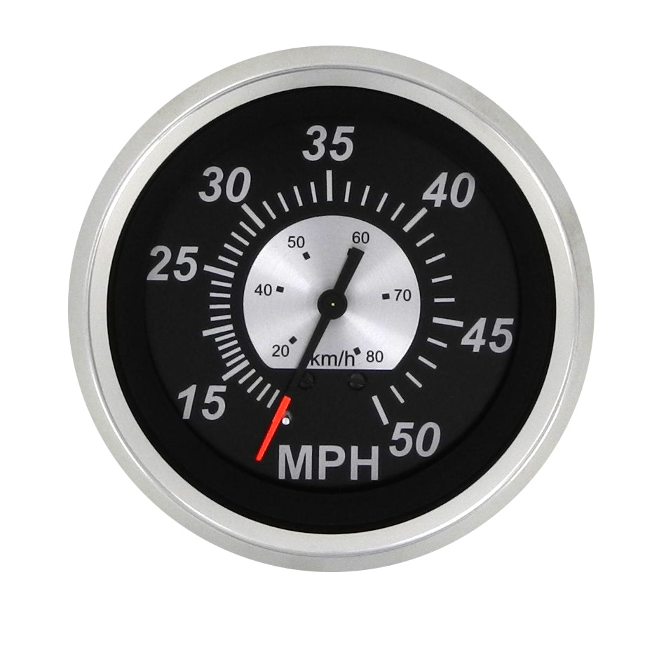 BLACK STERLING 50 MPH SPEEDO - HEAD