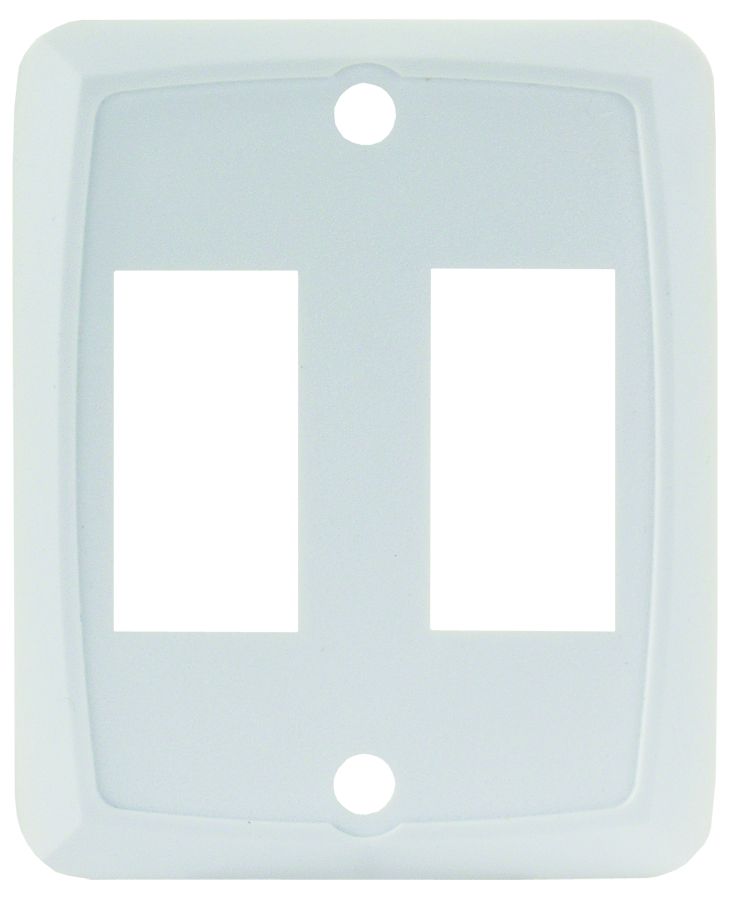 DOUBLE FACE PLATE WHT