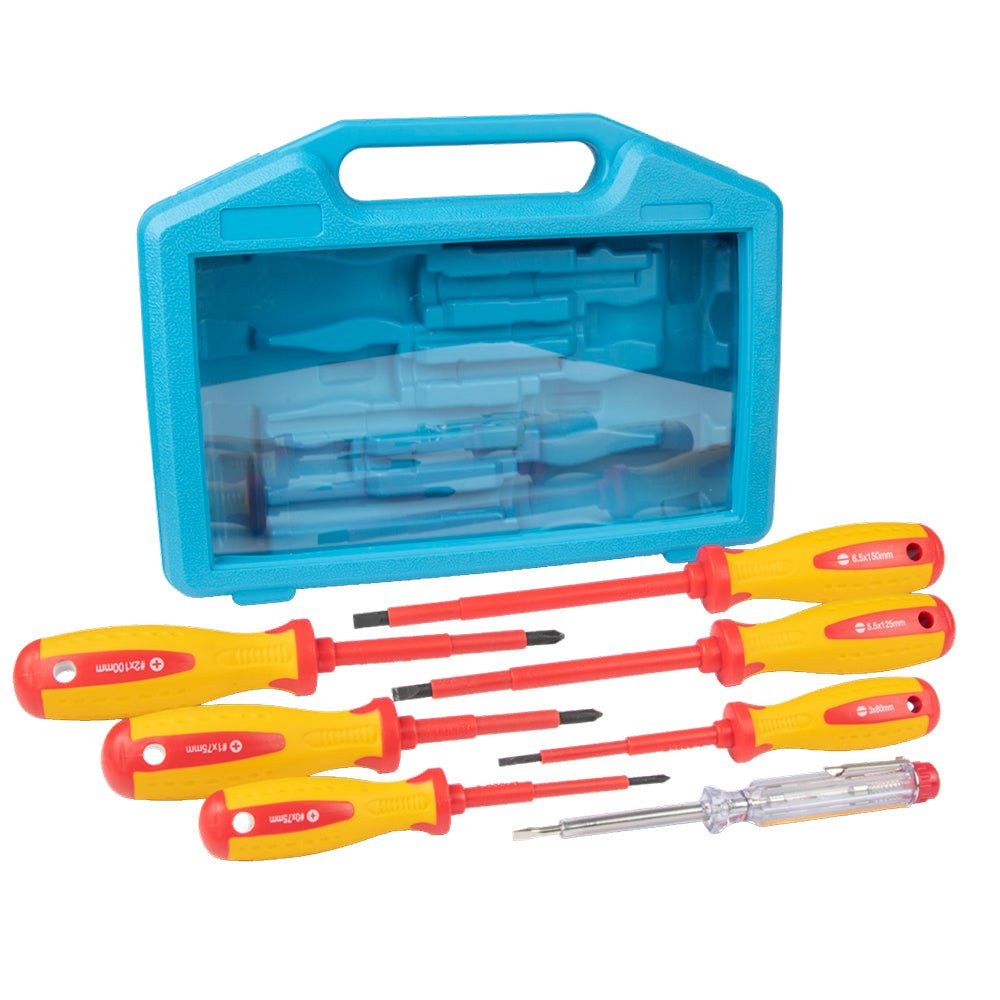 Ancor 7-Piece Screwdriver Set w/Case - BLDMarine