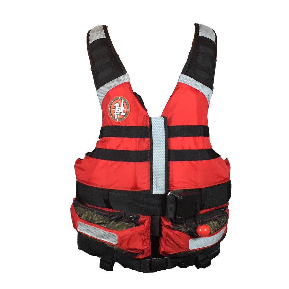 First Watch SWV-100 Rescue Swimmers' Vest - Red/Black - BLDMarine
