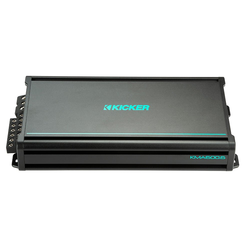 KICKER KMA600.6 6 x 100W 6-Channel Weather-Resistant Full-Range Amplif
