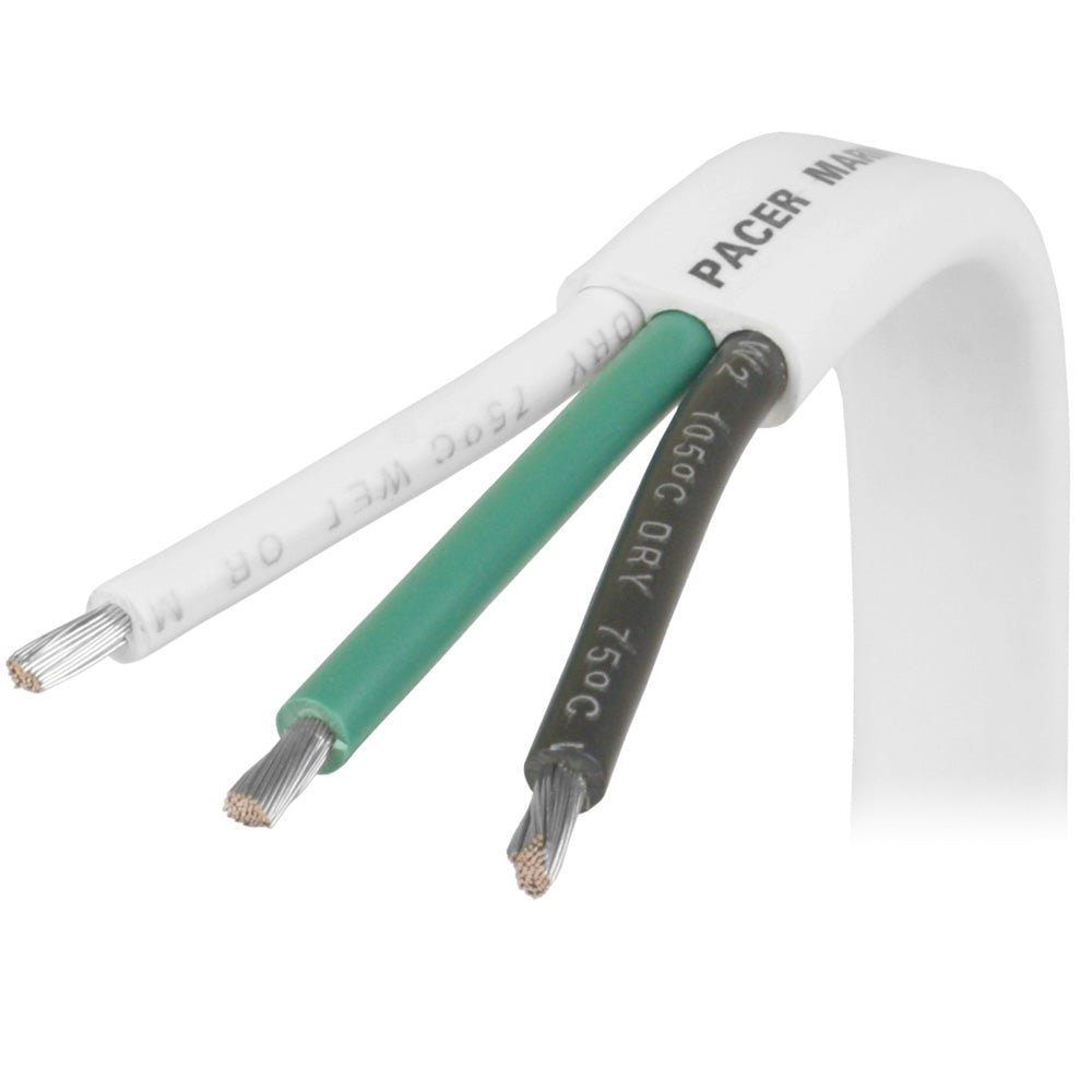 Pacer 6/3 AWG Triplex Cable - Black/Green/White - Sold By The Foot ...