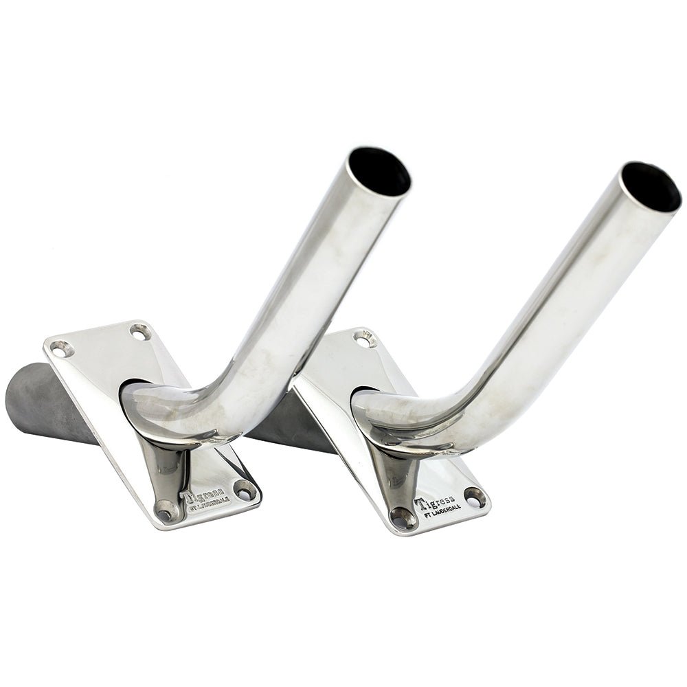 Tigress Gunnel Mount Outrigger Holders - Cast 316 S.S. - 1-1/8" I.D ...
