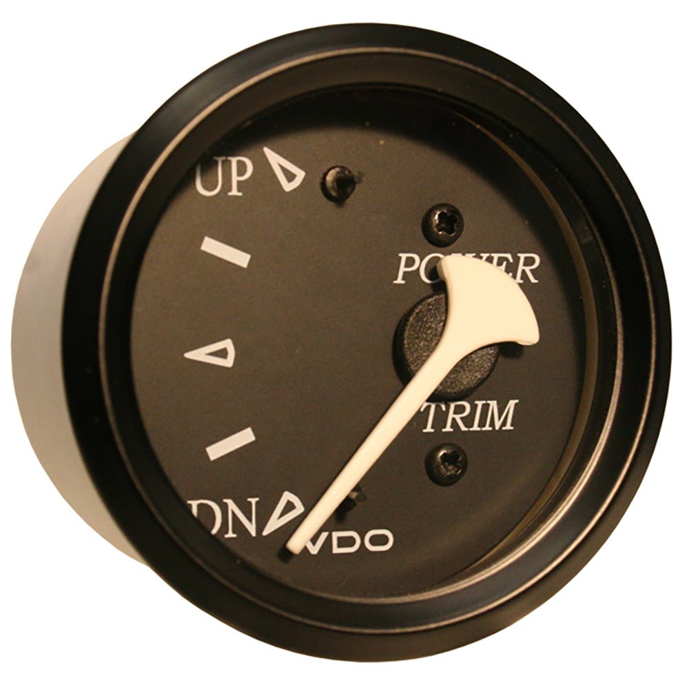 VDO Cockpit Marine Trim Gauge - f/Evinrude and Johnson Engines - Black ...