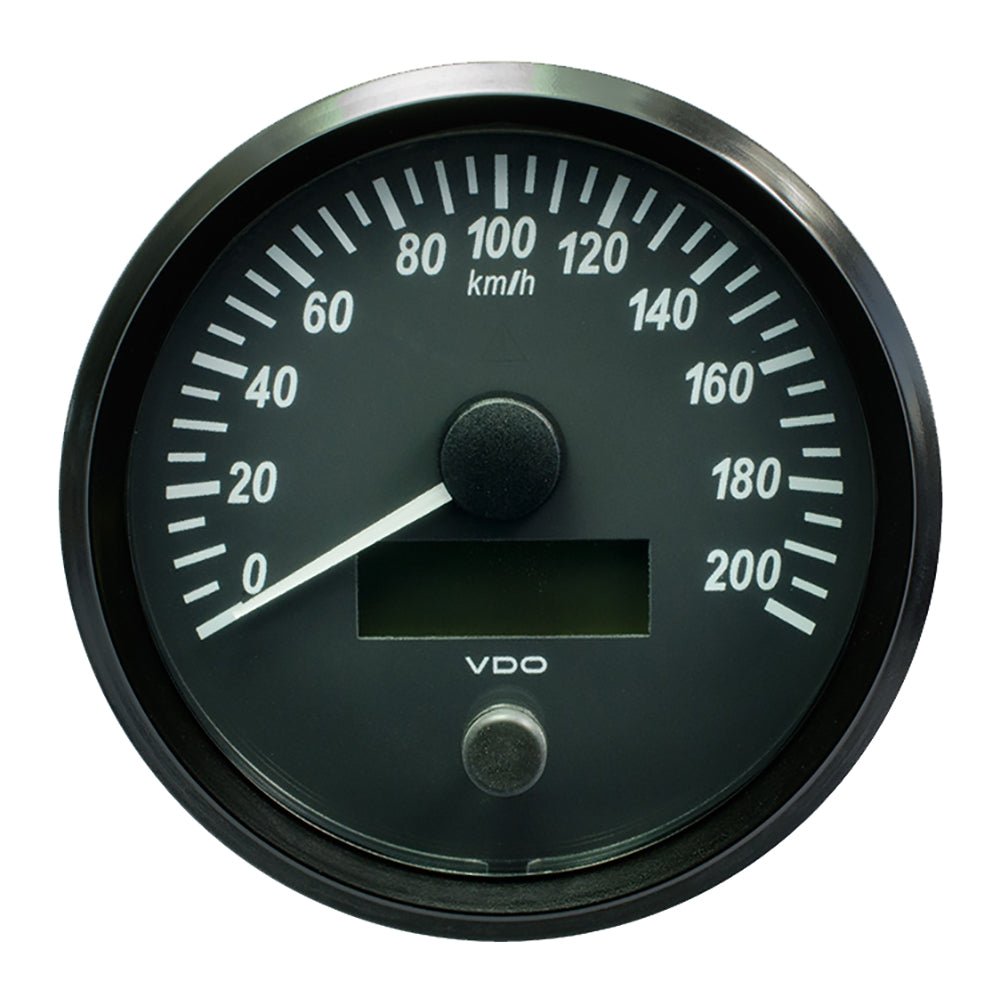 VDO SingleViu 100mm (4") Speedometer - 200 KM/H - BLDMarine