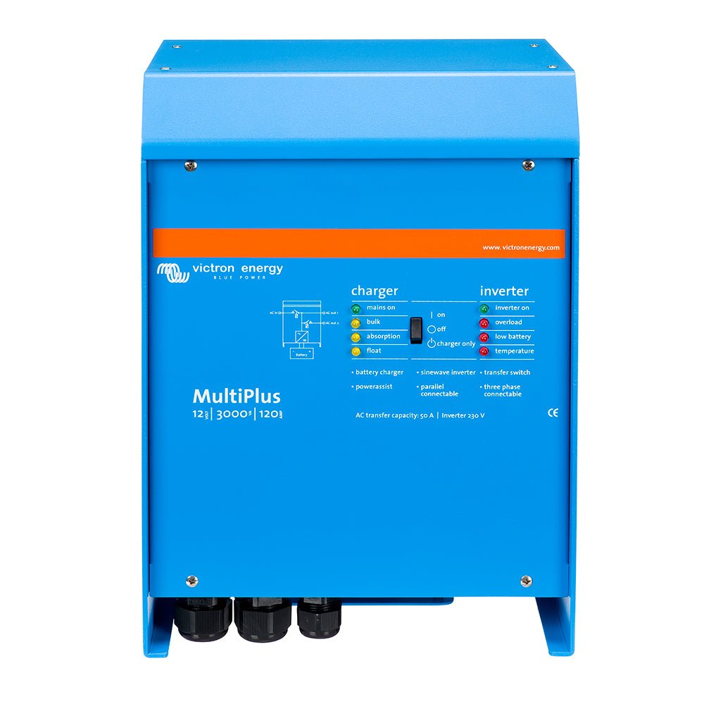 Victron MultiPlus Inverter/Charger 12VDC - 3000VA - 120VAC w/ 120AMP ...