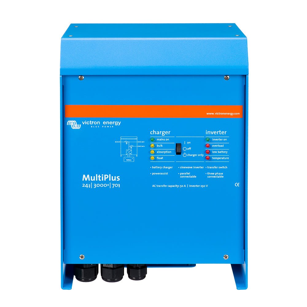 Victron MultiPlus Inverter/Charger 24VDC - 3000VA -120VAC w/ 70-AMP ...